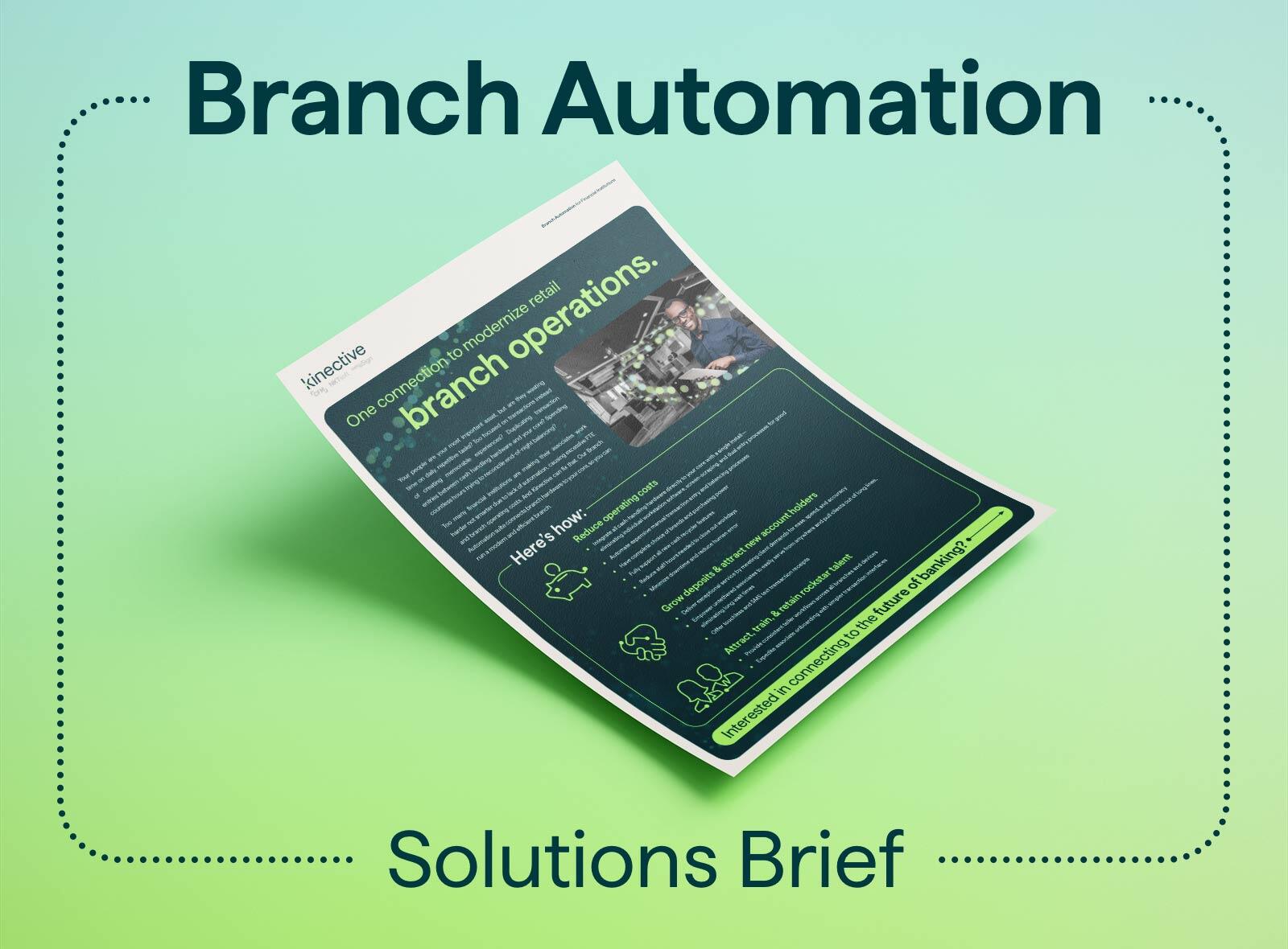 Branch Automation Brochure Download