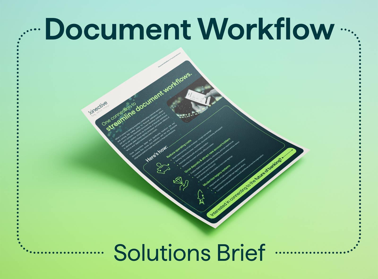 Document Workflow Brochure Download